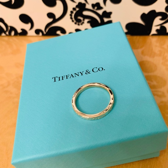Tiffany & Co. | Jewelry | Tiffany Co Sterling Silver Tiffany Notes Ring ...
